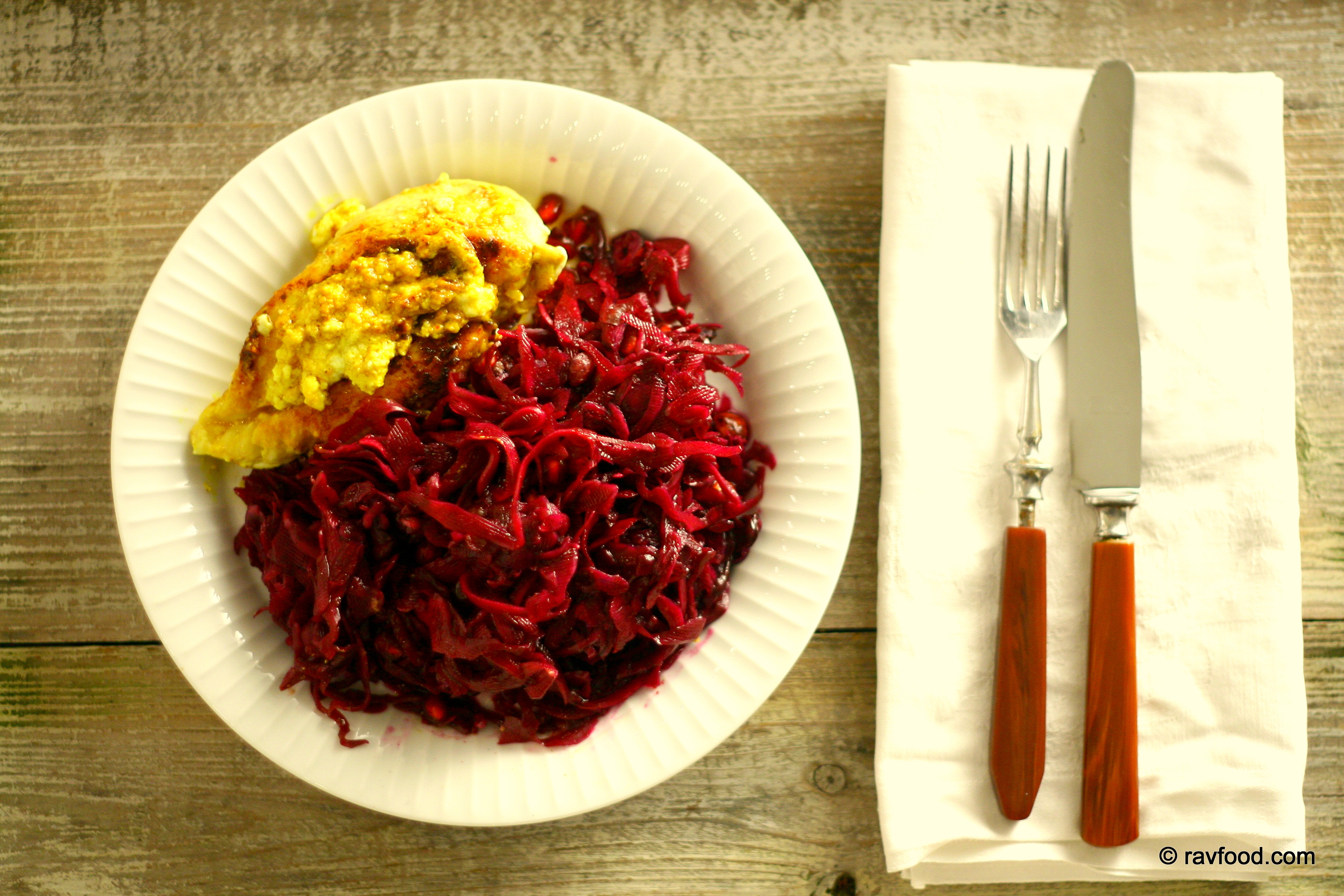 Kylling Ras el Hanout med gedeost – Ravfood