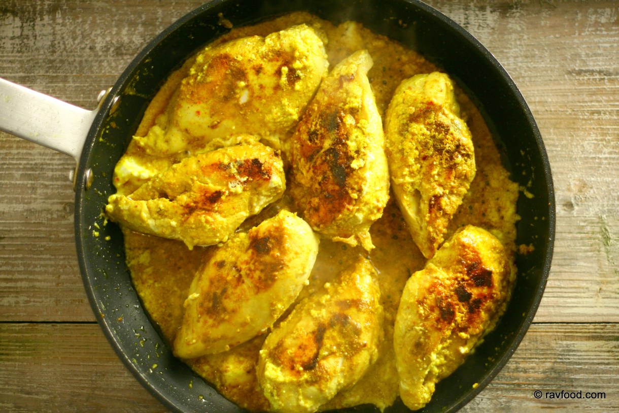 Kylling Ras el Hanout med gedeost – Ravfood